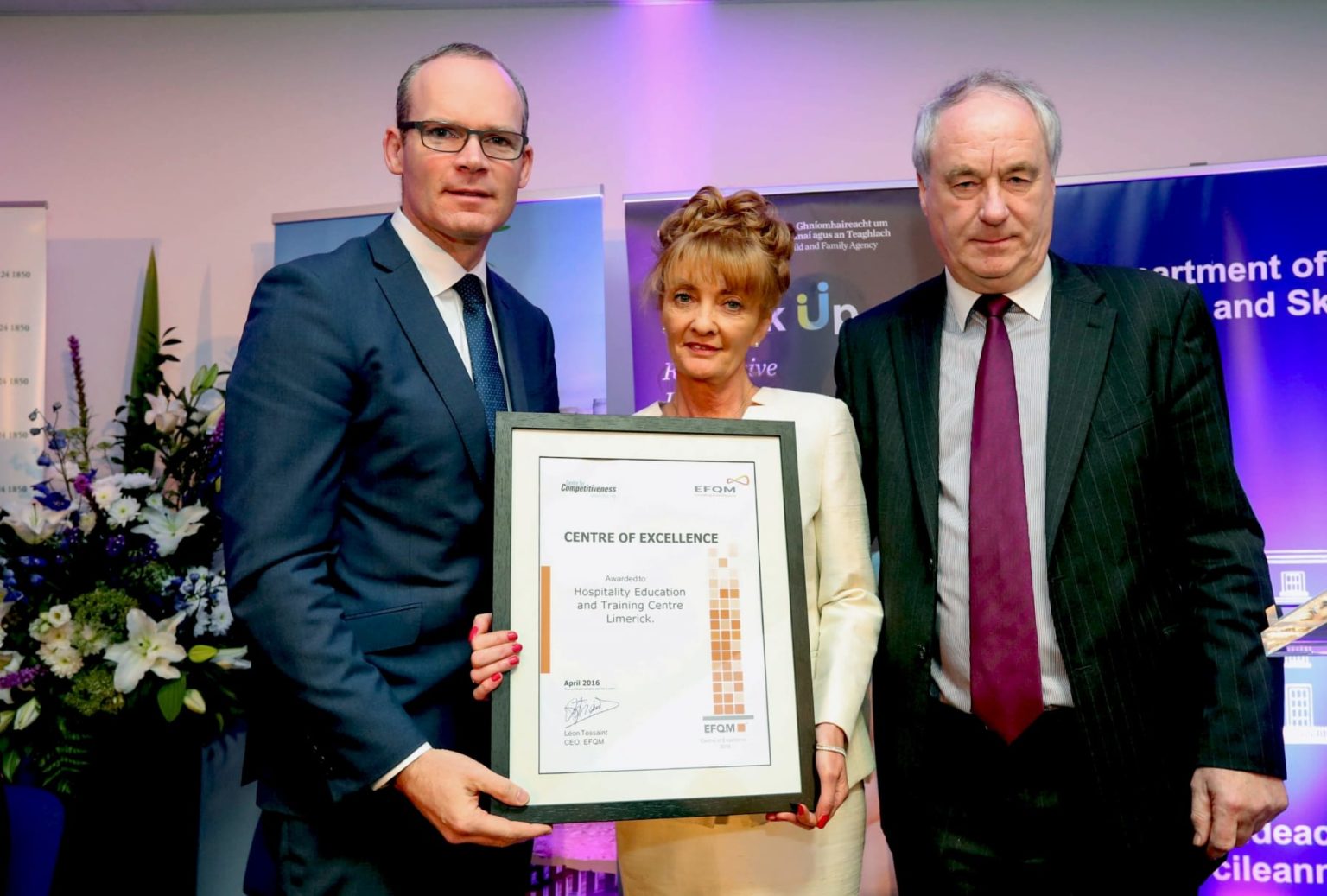 Excellence Award to LCETB’s Hospitality Education & Training Centre ...