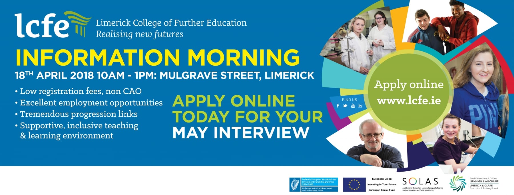 LCFE Information Morning 2018 | Limerick and Clare Education and ...